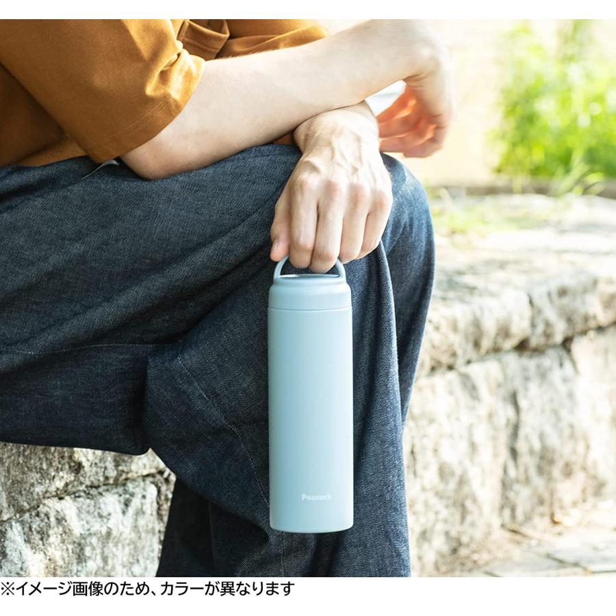 ピーコック魔法瓶工業 ピーコック 水筒 ステンレス ボトル スクリューマグボトル (ハンドル付き) 保温 保冷 480ml ホワイト AKZ-48(W) : でんでんショッピング ヤフー店 ...