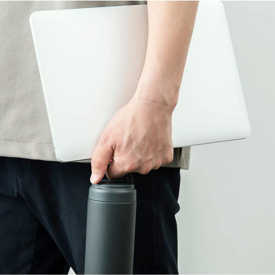 ピーコック 水筒 ステンレス ボトル スクリューマグボトル (ハンドル付き) 保温 保冷 600ml チャコールグレー AKZ-60(HCH) : 4971860035425 : でんでん ...