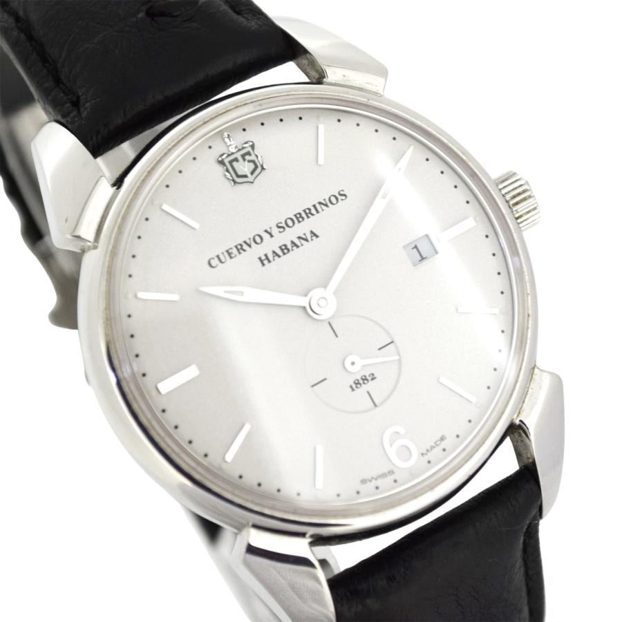 クエルボ・イ・ソブリノス CUERVO Y SOBRINOS トルピード ヒストリアドール ペキニョス セゴンドス 3195 メンズ 腕時計 : Deal - 通販 - Yahoo!ショッピング