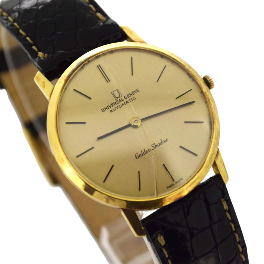 K18YG Universal Geneve ユニバーサルジュネーブ ゴールデンシャドウ 166111 メンズ 腕時計 : Deal - 通販 - Yahoo!ショッピング