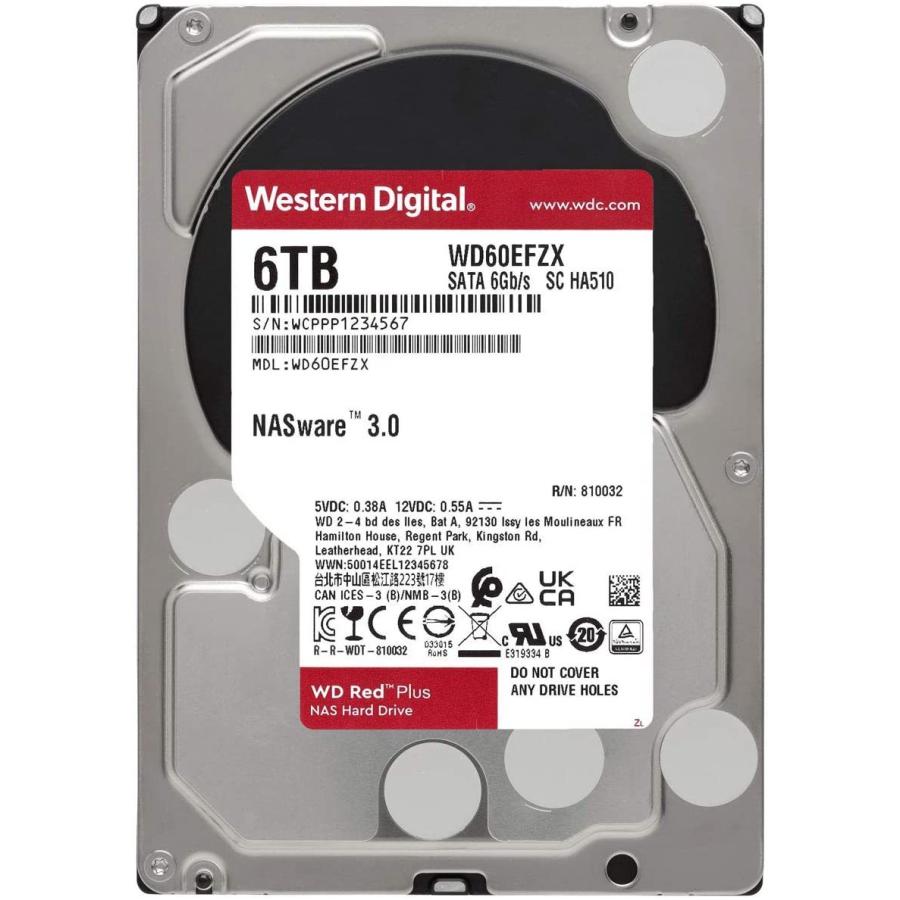 Western Digital（ウエスタンデジタル） 送料無料 Western Digital WD60EFZX 6TB S-ATA (沖縄 ...