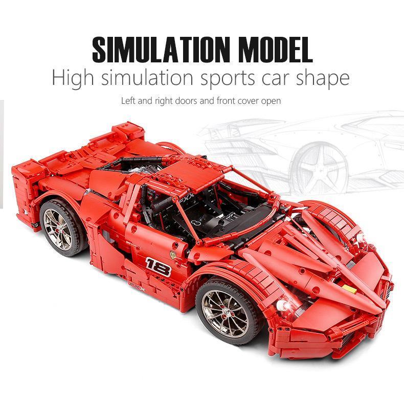 レゴ 互換品 エンツォ フェラーリ FXX F40 デザイン モーター レゴ 互換品 エンツォ フェラーリ FXX F40 デザイン モーター