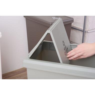 ゴミ箱 30L 日本製 30リットル スリム ダストボックス スライドペール キャスター付 フタ付 分別 キッチン 屋外 屋内 LFS-762 :azumaya-LFS-762:Dear ...