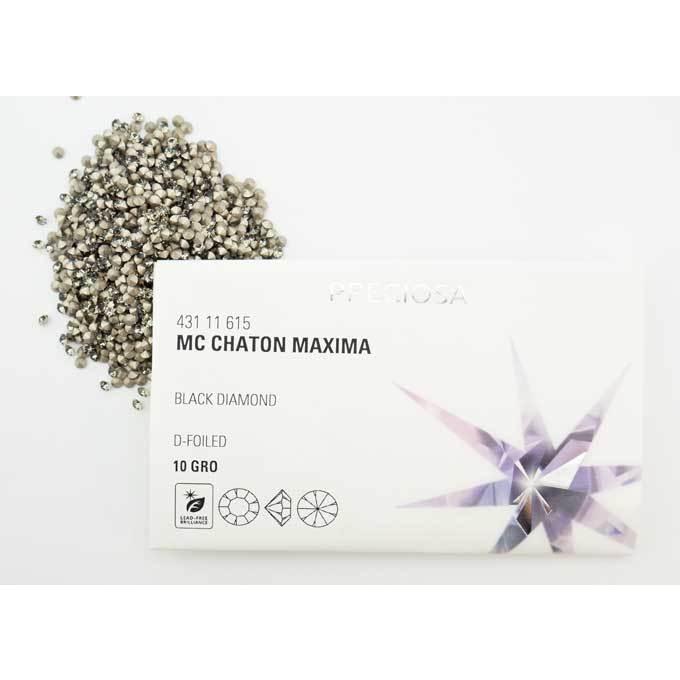 プレシオサ チャトンMAXIMA ブラックダイヤモンドpp11 (10粒) : prct-bd-pp11-q010 : デコダリア - 通販 - Yahoo!ショッピング