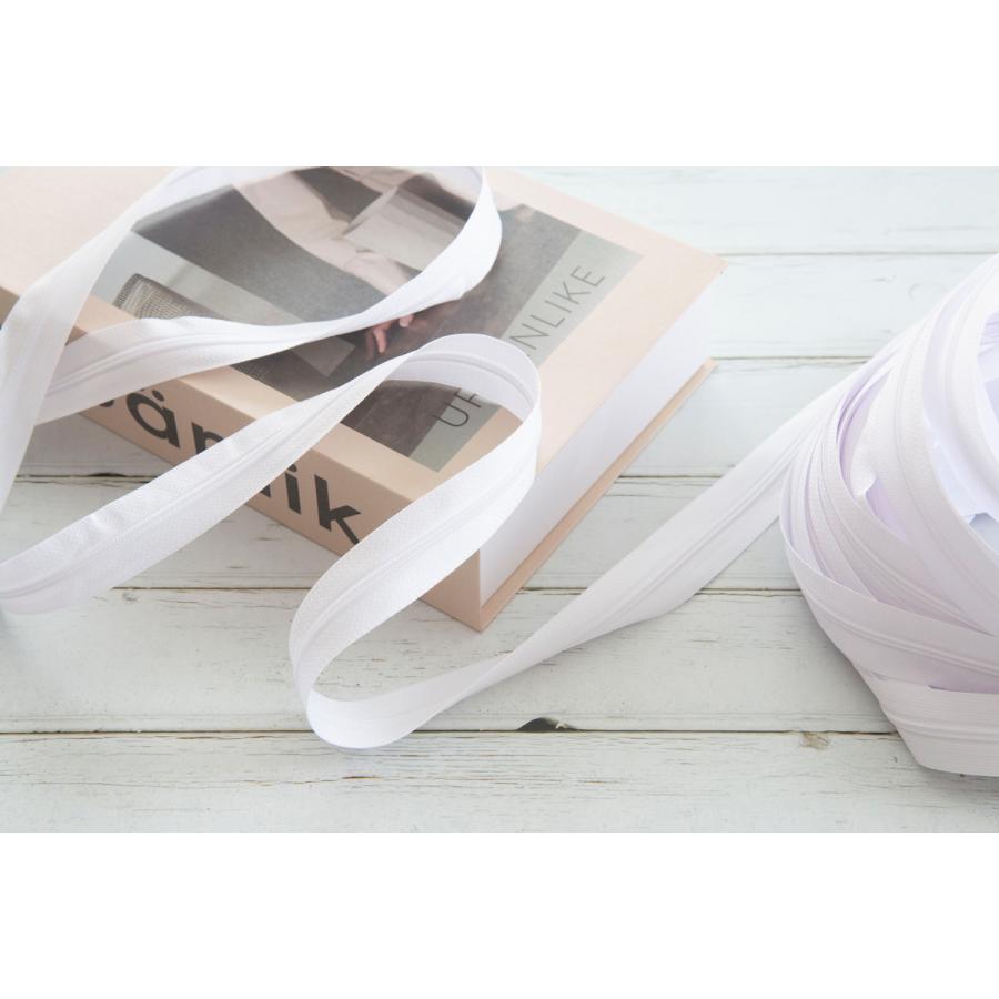 コイルファスナー ファスナーテープ単品 （3号 / 36m巻） 白 黒 副資材 : デコレクションズ Yahoo!店 - 通販 - Yahoo!ショッピング