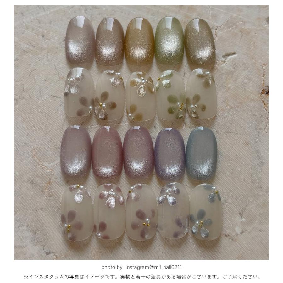 NAILTOWN [6/4 19時発売開始！]輝く粒子 マグネットネイル ネイルタウンジェル ポリッシュタイプ グレースヴェールシリーズ 黒くなりにくい 全10色セット 約5ml ボトル ...