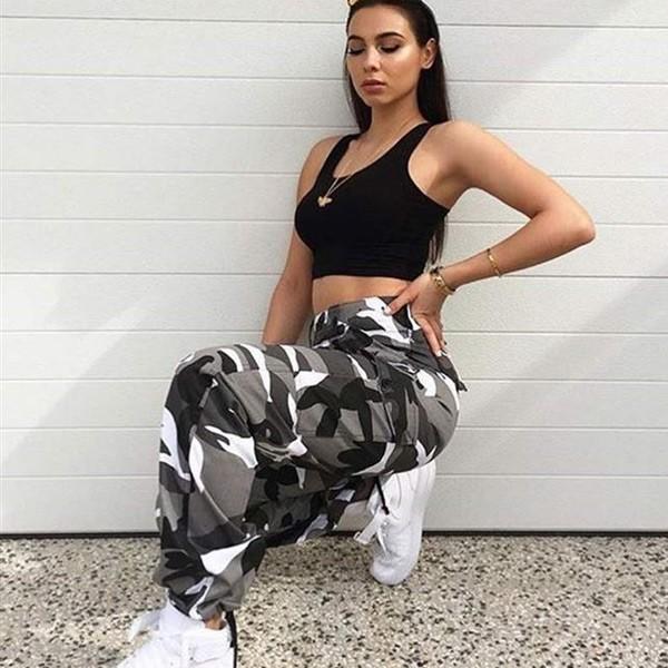 迷彩カーゴパンツ ダンス 衣装 ヒップホップ カモフラージュ ヒップ