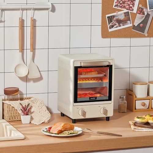 COMFEE' オープントースター 縦型 8L トースト2枚焼き 上下2段構造 3本ヒーター : デクベルトYahoo!店 - 通販 - Yahoo!ショッピング