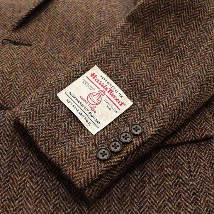 HARRIS TWEED ジャケット テーラード ブレザー ハリスツイード HARRIS TWEED ジャケット テーラード ブレザー ハリスツイード