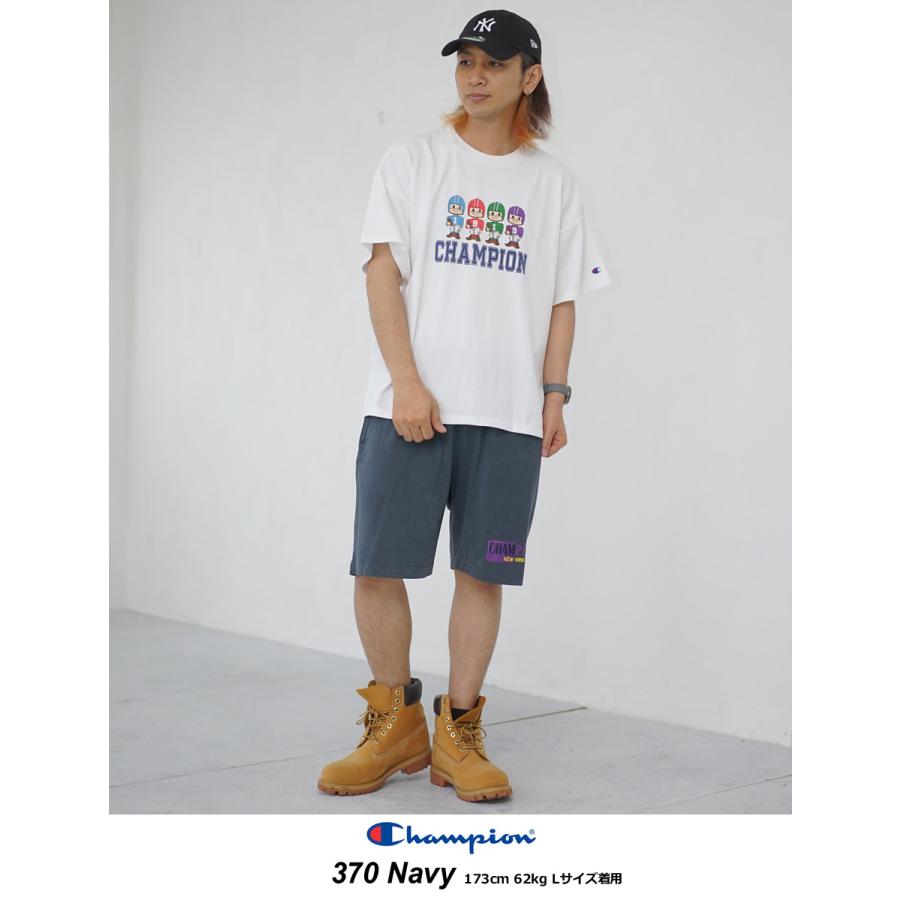 Champion チャンピオン スウェット ハーフパンツ メンズ 裏毛 アクションスタイル 24SS C3-Z503 : DEEP B系・ストリートファッション - 通販 - Yahoo!ショッピング