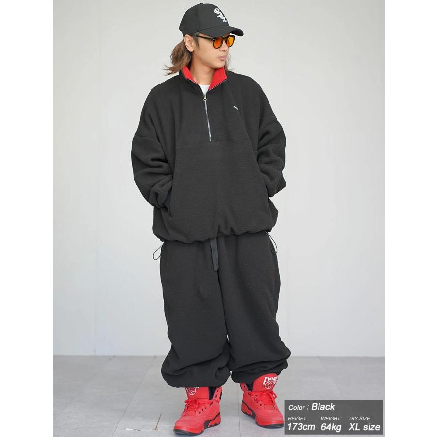 DOPE オーバーサイズ スタンドカラー フリース セットアップ DOPE オーバーサイズ スタンドカラー フリース セットアップ