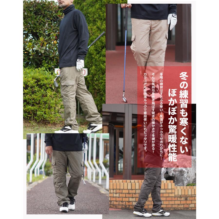 FIRST DOWN the basic ファーストダウン ザ・ベーシック 暖パン メンズ 驚暖 裏ボア カーゴパンツ 暖かい あったか おしゃれ 秋冬 : DEEP B系・ストリート ...