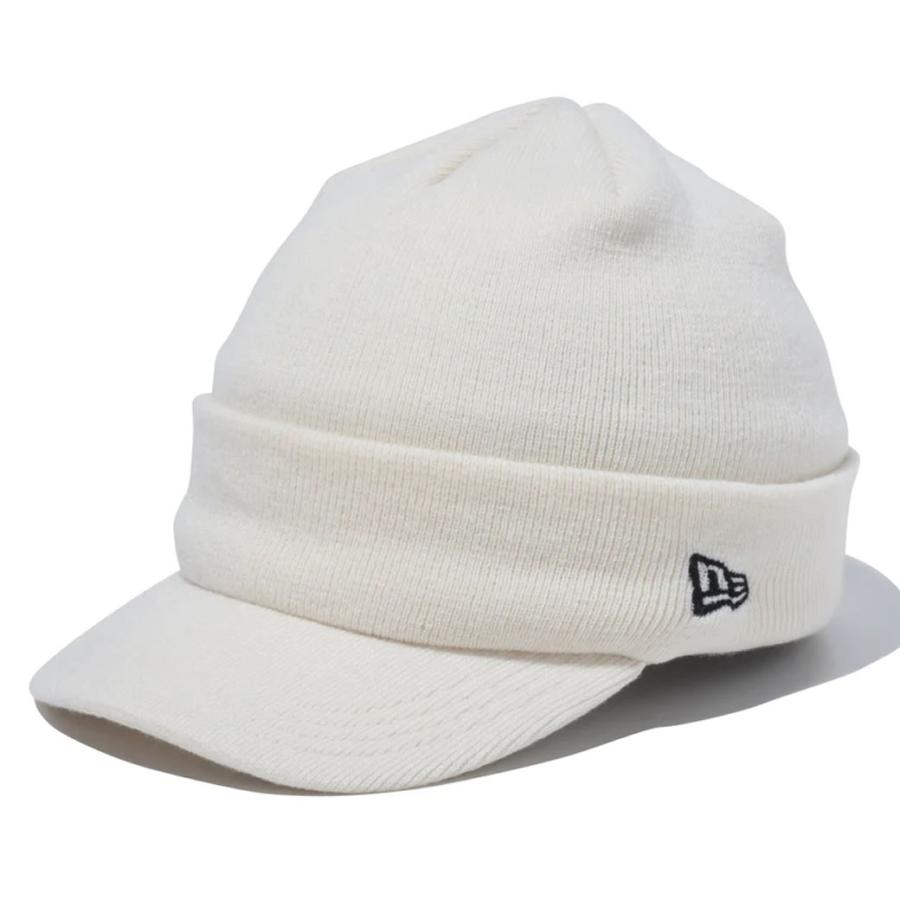 ニューエラ つば付きニット帽 ニットキャップ メンズ レディース NEW ERA バイザーニット フラッグロゴ : necdp0011 ...