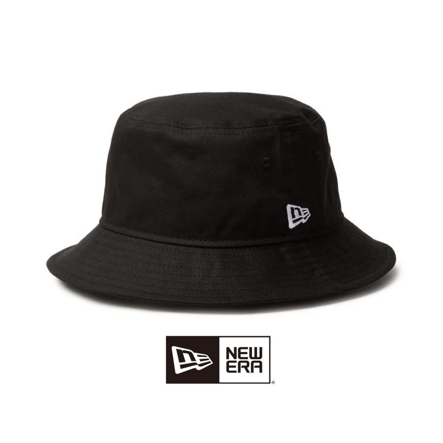 ニューエラ バケットハット バケット01 Essential ワードマークロゴ ブラック new era 14388522 ...
