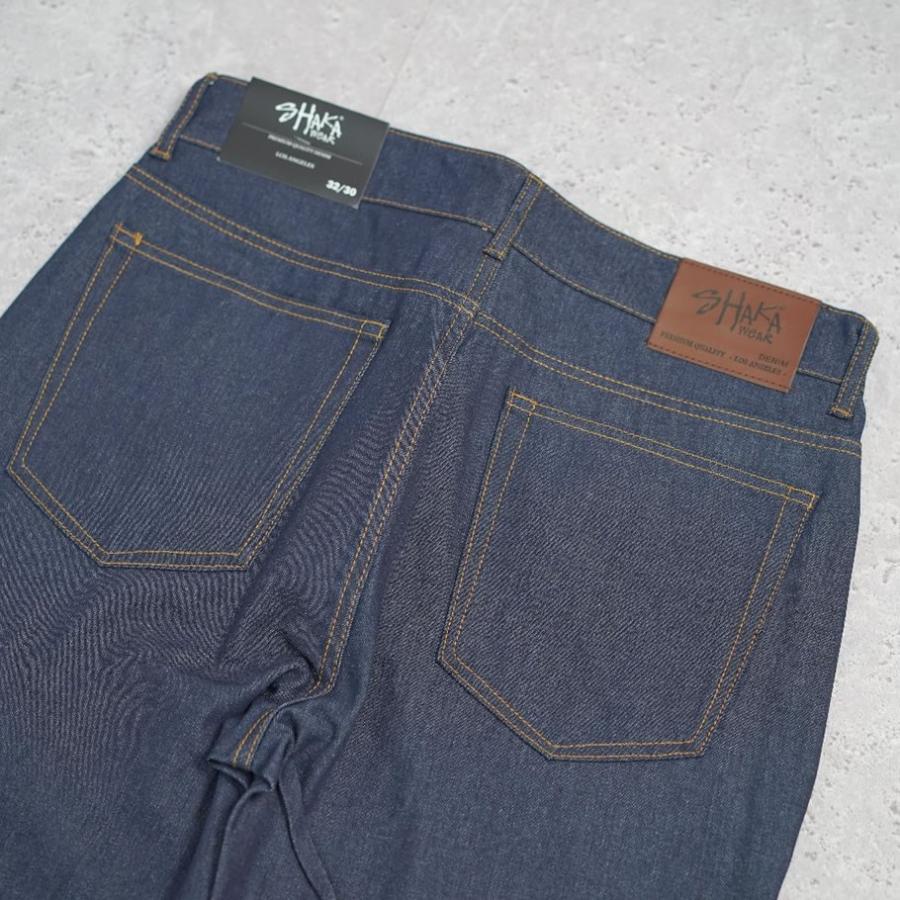 SHAKA WEAR シャカウェア デニムパンツ ジーンズ メンズ 13.0 OZ DENIM JEANS ノンウォッシュ ロウインディゴ ...