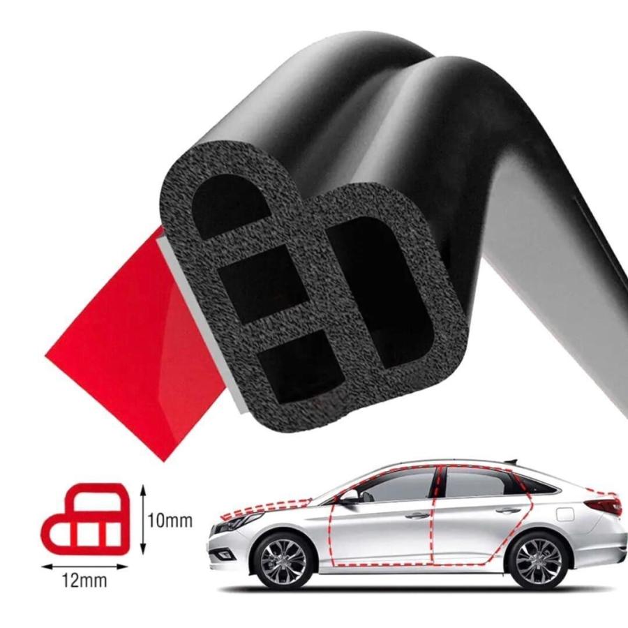 Deepa Ribusu 汎用 車用 ドアモール L型 10m 風切り音 防止テープ モール プロテクター 風切り音遮断 気密性アップ 静音 防 保護 ドレスアップ : 株式会社Deepa ...