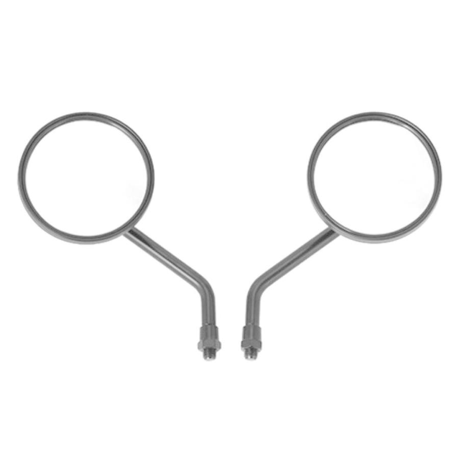 【Deepa Ribusu】黒 汎用 バイク ショート ミラー 10mm 左右セット スクーター 原付 ディオ ジャイロ トゥデイ カブ 補修用 カスタム 純正互換品 管理D2 : 株式会社 ...