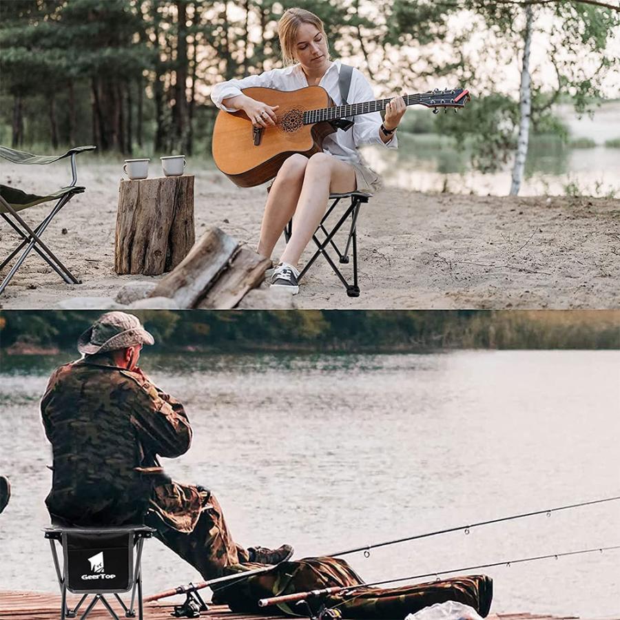 アウトドアチェア 折りたたみ キャンプ 椅子 コンパクト 軽量 耐荷重140kg 座面高35cm キャンプチェア いす アウトドア ハイキング BBQ 登山 :dc-kni3007 ...
