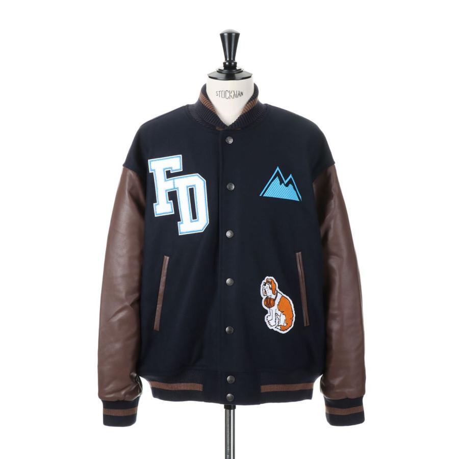 VARSITY JACKET by MIDAS MIYAKE/NAVY(F342568C) [BP] First Down -Men-(ファースト・ダウン)First Down ファースト ...