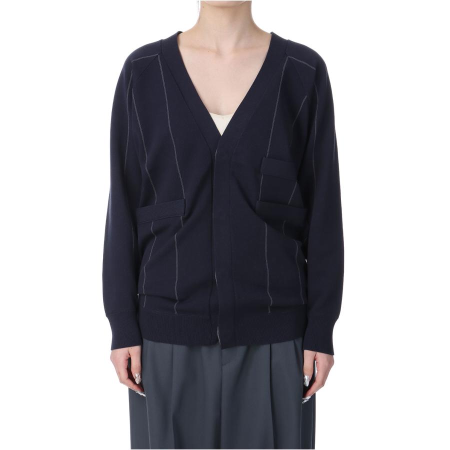 【P10倍】High Twist Yern Stripe Cardigan - Navy (25SS-19-N) Jun Mikami(ジュンミカミ) : Deepinsideinc.com ...