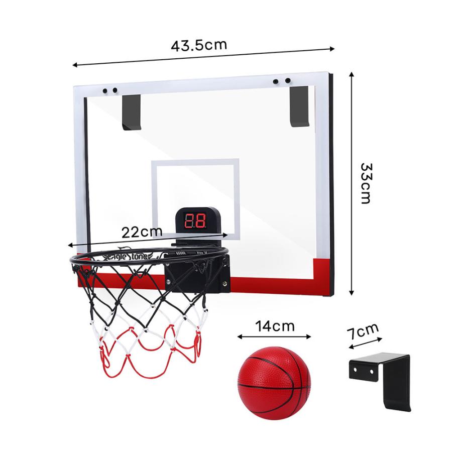 Eaglestone バスケットゴール 運動 室内 子供 遊び おもちゃ バスケットボール2個付き トレーニング 電子スコアリング 効果音 室内遊び プレゼント ES08 : DEERCヤフー ...