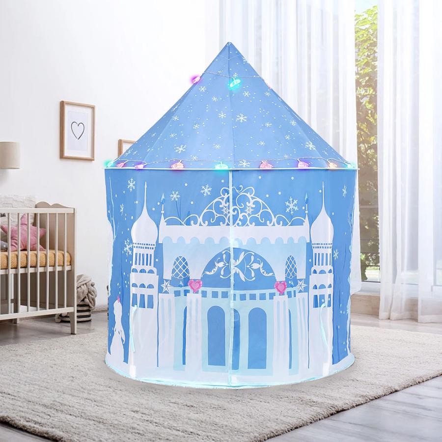 Eaglestone ボールテント 室内 子供 子ども テント キッズテント ハウス 女の子 折りたたみ LEDライト付き 屋外 収納バッグ付き 秘密基地 プレゼント : DEERCヤフー店 ...