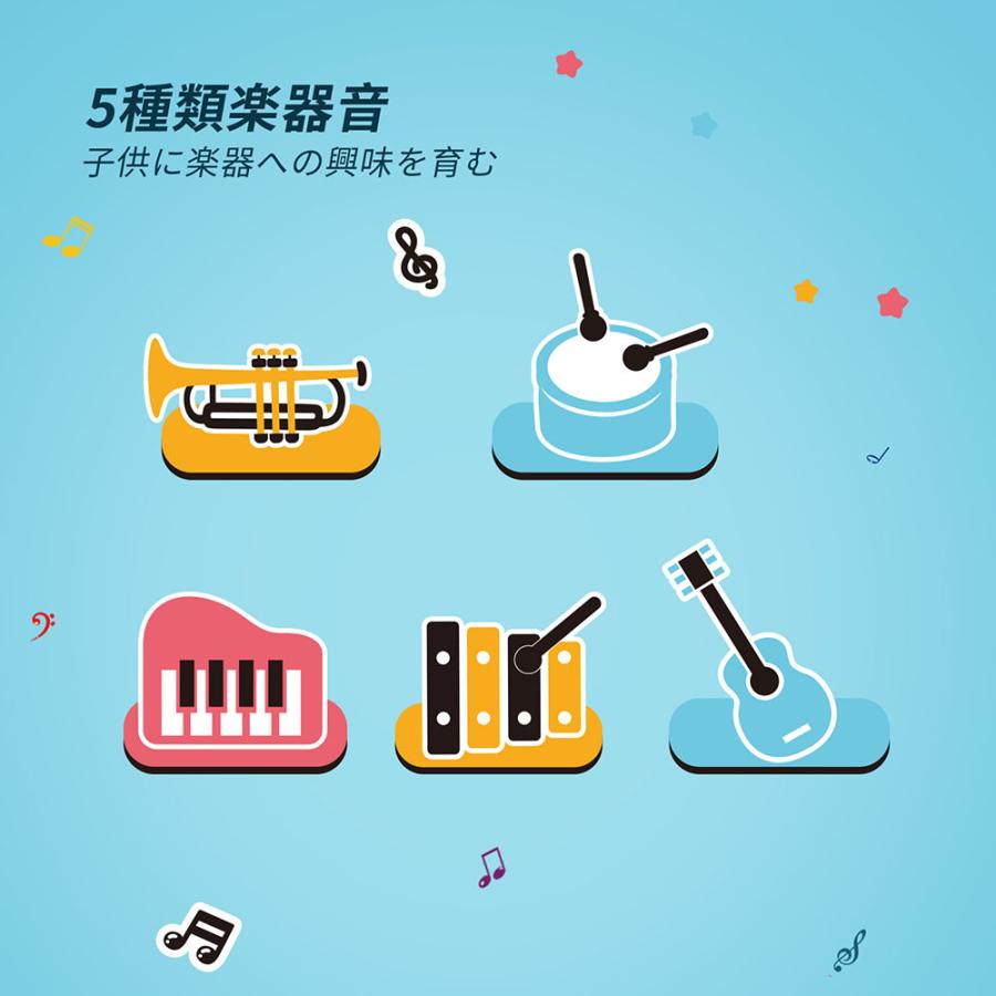 Eaglestone おもちゃ ピアノマット 音楽 知育 子供 折り畳み 鍵盤 8鍵盤 8種類動物音 5種類楽器音 防水素材 滑り止 ピアノ 女の子 男の子 プレゼント : DEERCヤフー店 ...