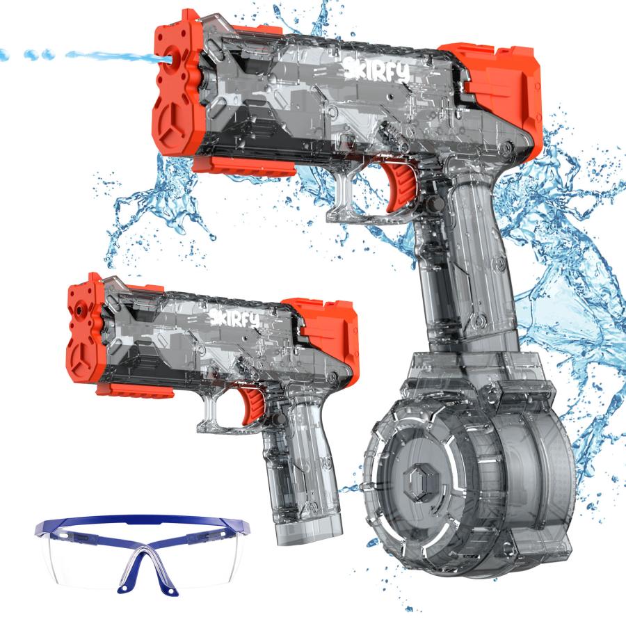EagleStone 水鉄砲 電動水鉄砲 ウォーターガン おもちゃ 水遊び 連発出水 500ml貯水量 充電式防水バッテリー 保護メガネ付属 夏 プレゼント : DEERCヤフー店 - 通販 ...