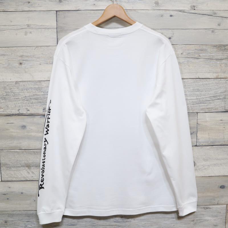 即納 メンズ 長州力 プロレス 長袖 Tシャツ 長袖Tシャツ プリント ロンT 新日本プロレス 飛ぶぞ レディース 白 ホワイト マイク ...