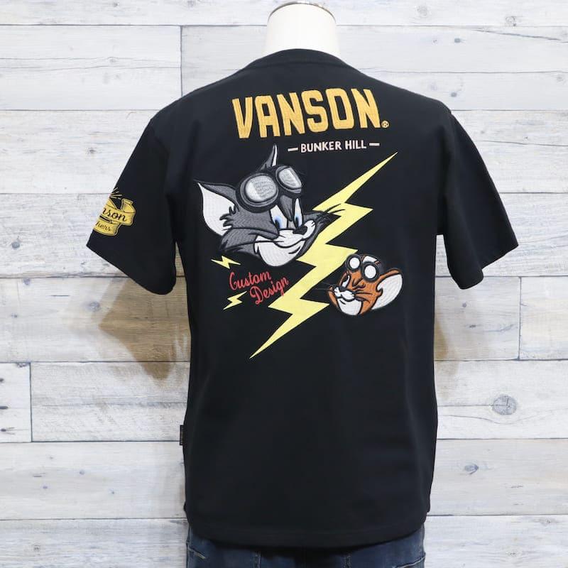 VANSON（バンソン） 送料無料 メンズ トムとジェリー コラボ 半袖 T