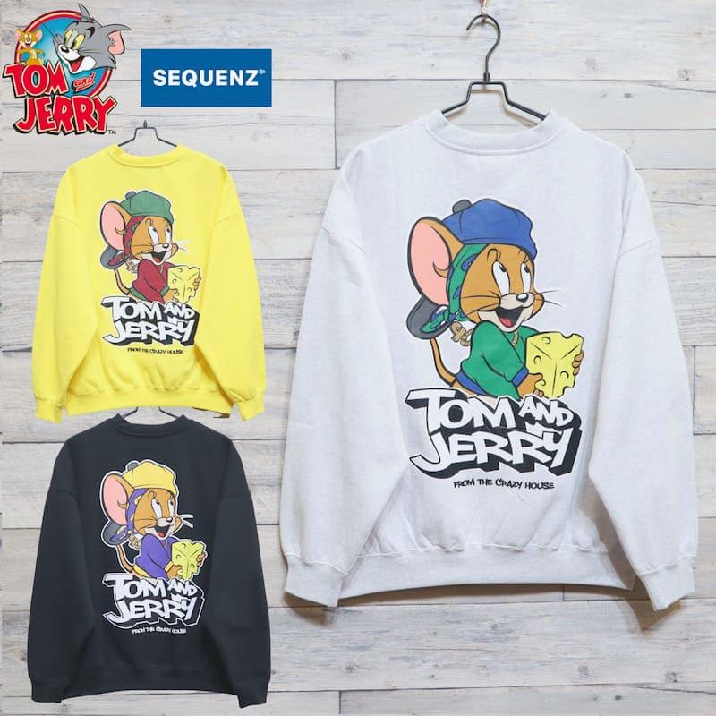 SEQUENZE 送料無料 メンズ トムとジェリー SEQUENZ シークエンズ 長袖 トレーナー スウェット バックプリント 裏起毛 キャラクター レディース ユニセックス トム : DEF ...