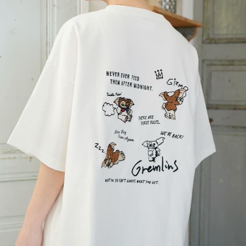 送料無料 メンズ グレムリン ギズモ 刺繍 半袖 Tシャツ ティー 送料無料 メンズ グレムリン ギズモ 刺繍 半袖 Tシャツ ティー