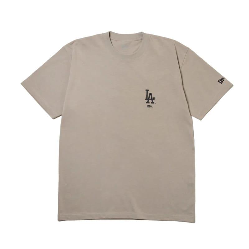 NEW ERA 大きいサイズ NEWERA ニューエラ 正規品 MLB ロサンゼルス ドジャース LA 半袖 Tシャツ ティーシャツ プリント メンズ レディース グレー 黒 ブラックXXL ...
