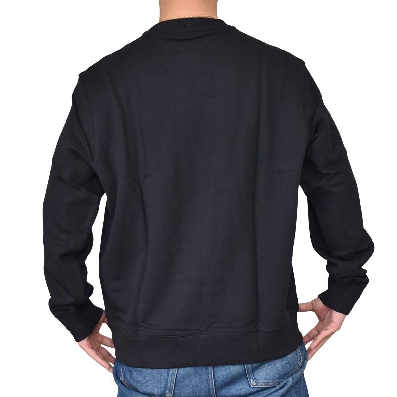 大きいサイズ メンズ BOSS ボス スウェットシャツ トレーナー クルーネック フロントロゴ ブラック グレー WE BASIC CREW XXL XXXL XXXXL : boss-004 ...