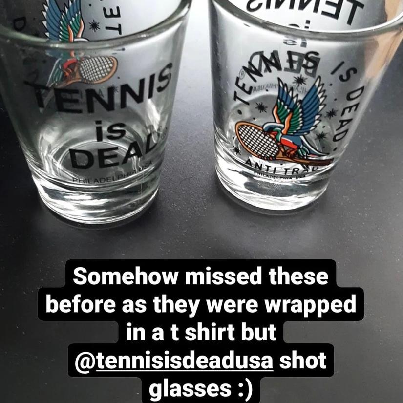 【TENNIS is DEAD USA】【4個セット】ショットグラス テニスイズデッド DERRICK (デリック) 16-1009-4p : デックスとエルのパンツ屋さん - 通販 ...