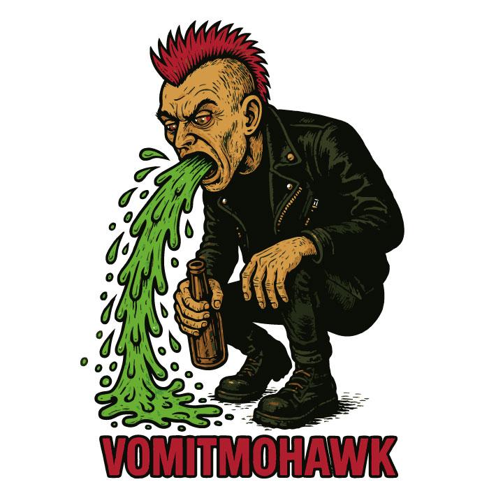 【PUKEPUNX プークパンクス】グラフィック Tシャツ 新ブランド pp-007 メンズ レディース ジュニア【VOMITMOHAWK】 : デックスとエルのパンツ屋さん - 通販 ...
