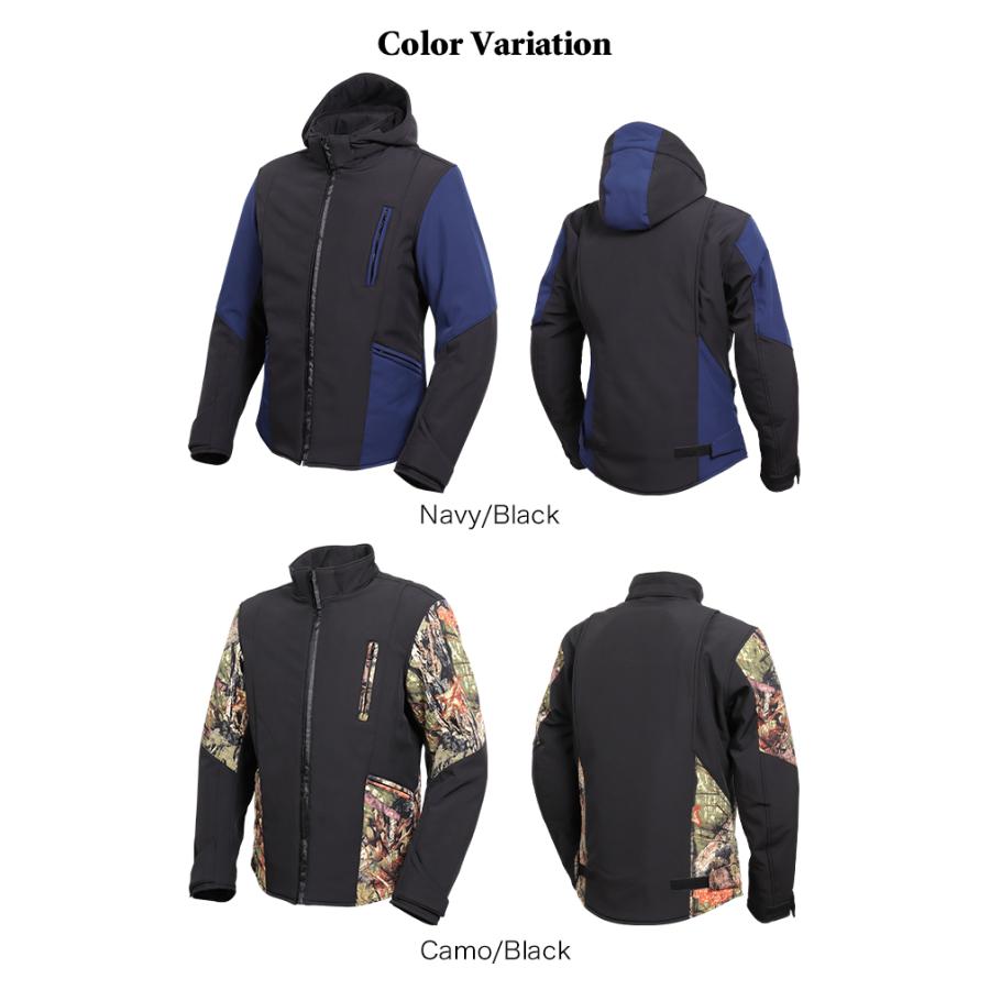 DEGNER バイク用フード付きソフトシェルジャケット 防風 中綿入り プロテクター装備 DEGNER 20WJ-7 : デグナーヤフーショッピング - 通販 - Yahoo!ショッピング