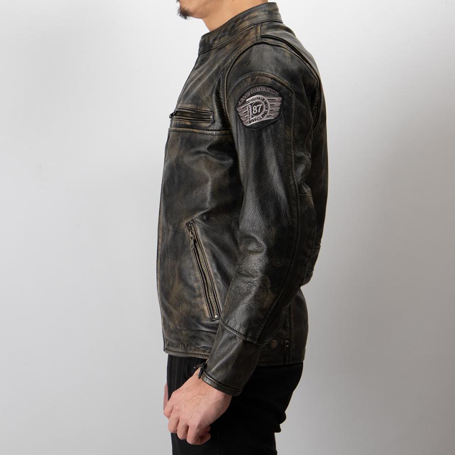 DEGNER レザージャケット レザー メンズ デグナー 22WJ-5 バイク 秋冬 : デグナーヤフーショッピング - 通販 - Yahoo!ショッピング