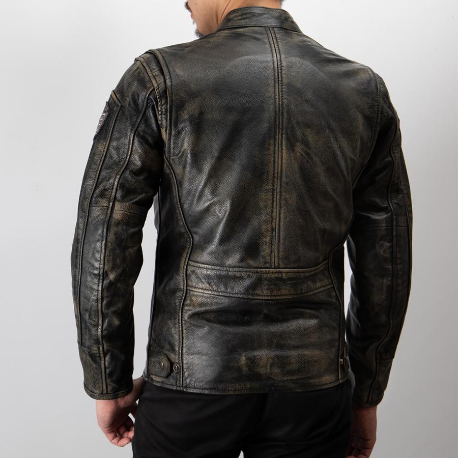 DEGNER レザージャケット レザー メンズ デグナー 22WJ-5 バイク 秋冬 : デグナーヤフーショッピング - 通販 - Yahoo!ショッピング