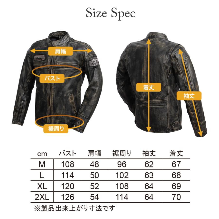 DEGNER レザージャケット レザー メンズ デグナー 22WJ-5 バイク 秋冬 : デグナーヤフーショッピング - 通販 - Yahoo!ショッピング