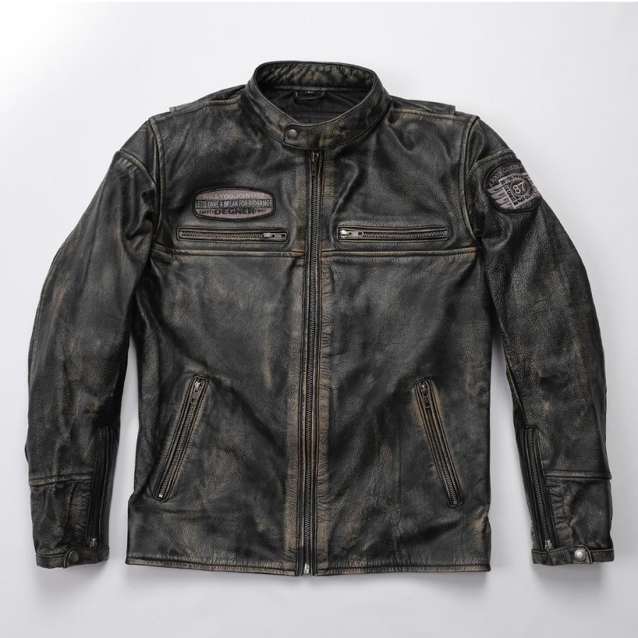 DEGNER レザージャケット レザー メンズ デグナー 22WJ-5 バイク 秋冬 : デグナーヤフーショッピング - 通販 - Yahoo!ショッピング