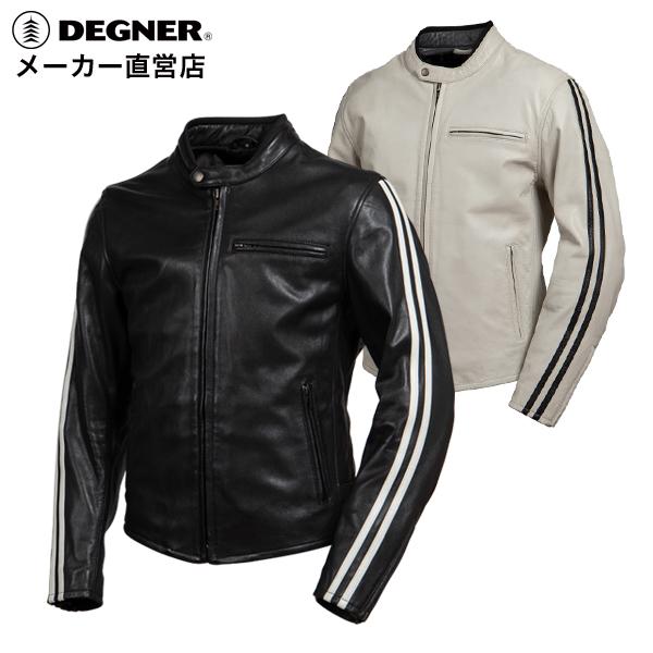 DEGNER レザージャケット レザー メンズ デグナー 23WJ-3 バイク オールシーズン 全2色 : デグナーヤフーショッピング - 通販 - Yahoo!ショッピング