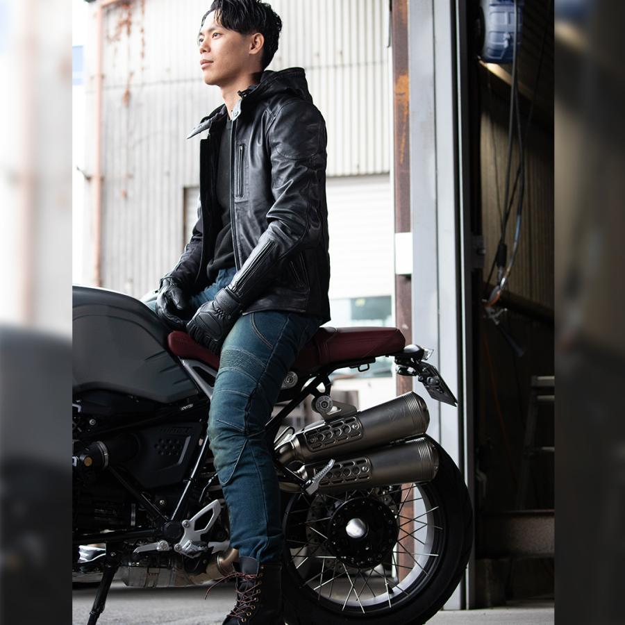 フード付きレザージャケット デグナー DEGNER 24SJ-3 ライダース プロテクター装備 :24sj-3:デグナーヤフーショッピング - 通販 - Yahoo!ショッピング