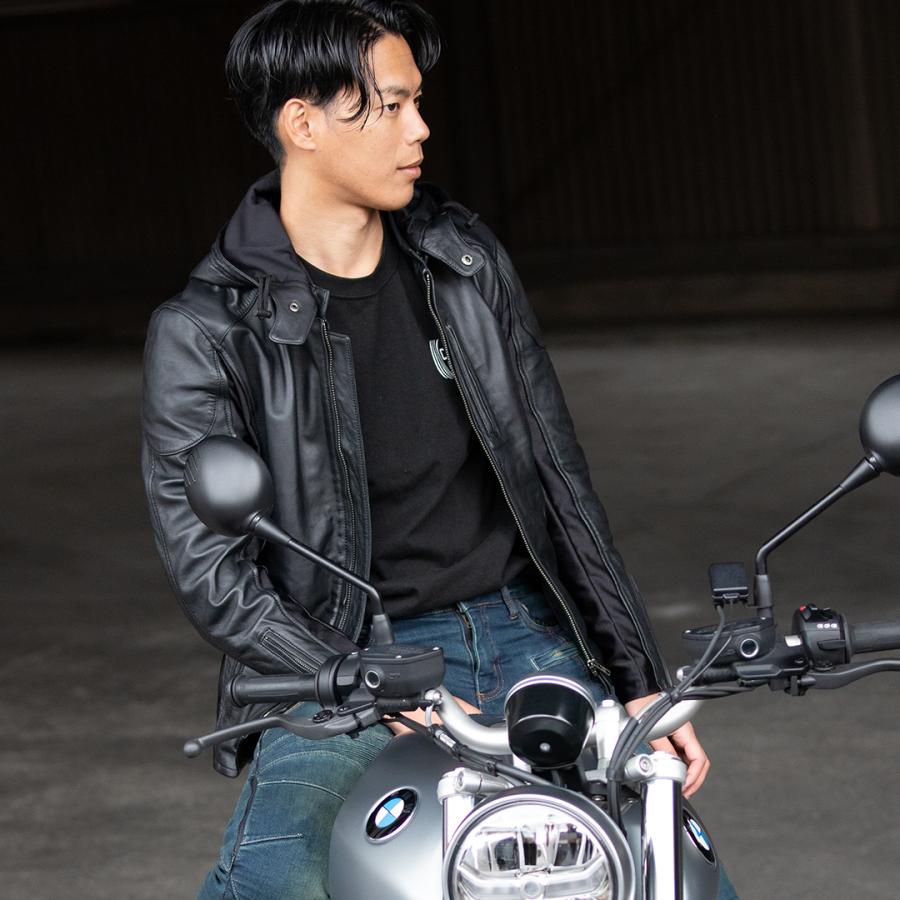 フード付きレザージャケット デグナー DEGNER 24SJ-3 ライダース プロテクター装備 :24sj-3:デグナーヤフーショッピング - 通販 - Yahoo!ショッピング