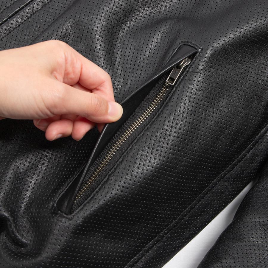 デグナー メンズ メッシュ レザー ジャケット 牛革 本革 24SJ-5 :24sj-5:デグナーヤフーショッピング - 通販 - Yahoo!ショッピング