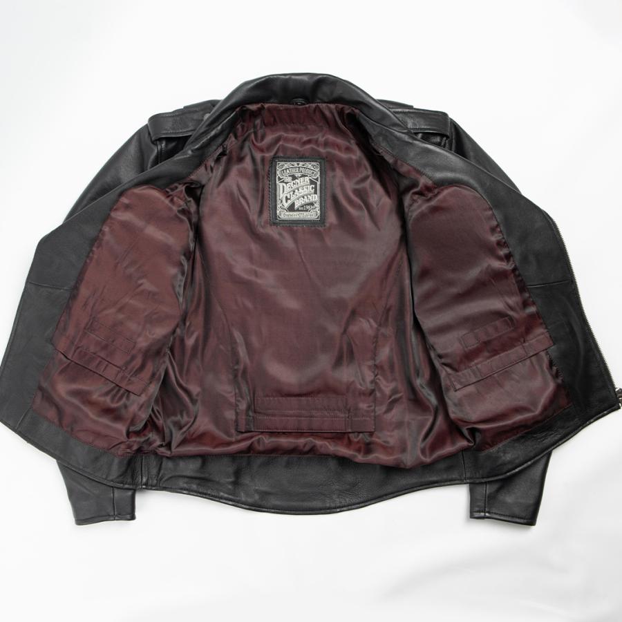 デグナー メンズ レザージャケット 革ジャン ライディング 牛革 24WJ-4 : 24wj-4 : デグナーヤフーショッピング - 通販 - Yahoo!ショッピング