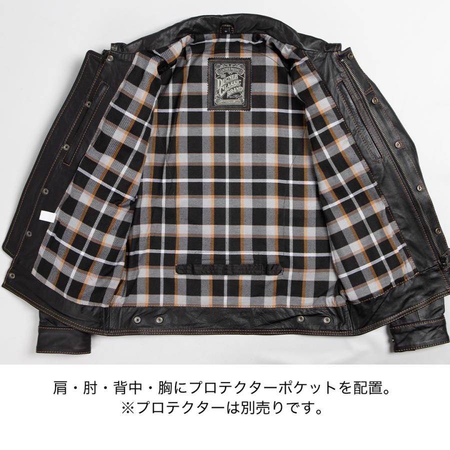 DEGNER デグナー レザージャケット ライダースカジュアル 25SJ-1 : デグナーヤフーショッピング - 通販 - Yahoo!ショッピング