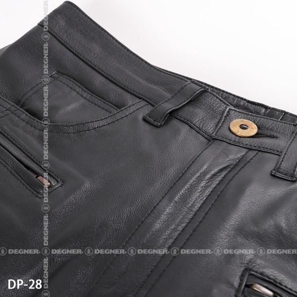 ライダース 本革 牛革 シャーリング オールレザー プロテクター 膝 カップ付 レザーパンツ ブラック DP-28-BK 送料無料 DEGNER :DP-28-BK:デグナーヤフーショッピング ...