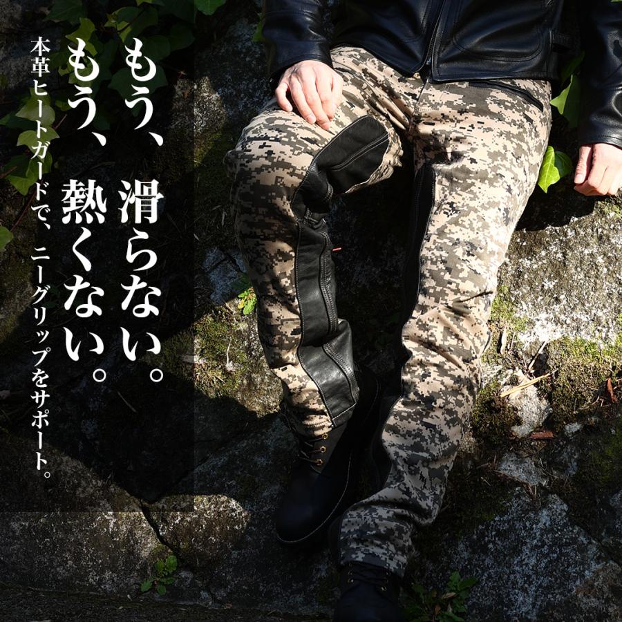 DEGNER コットンパンツ メンズ ヒートガード付き デグナー ストレッチコットンパンツ DP-32 牛革 ヴィンテージ プロテクター バイク ツーリング 送料無料 : デ ...