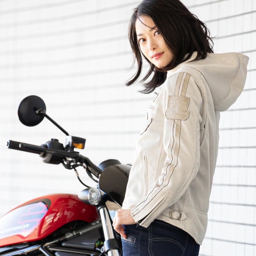 デグナー フード付きテキスタイルメッシュジャケット レディース 夏 FR23SJ-9 : fr23sj-9 : デグナーヤフーショッピング - 通販 - Yahoo!ショッピング